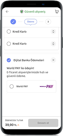 E-ticaret Ödemeleri | World Pay | Finansal Çözümler | Worldcard
